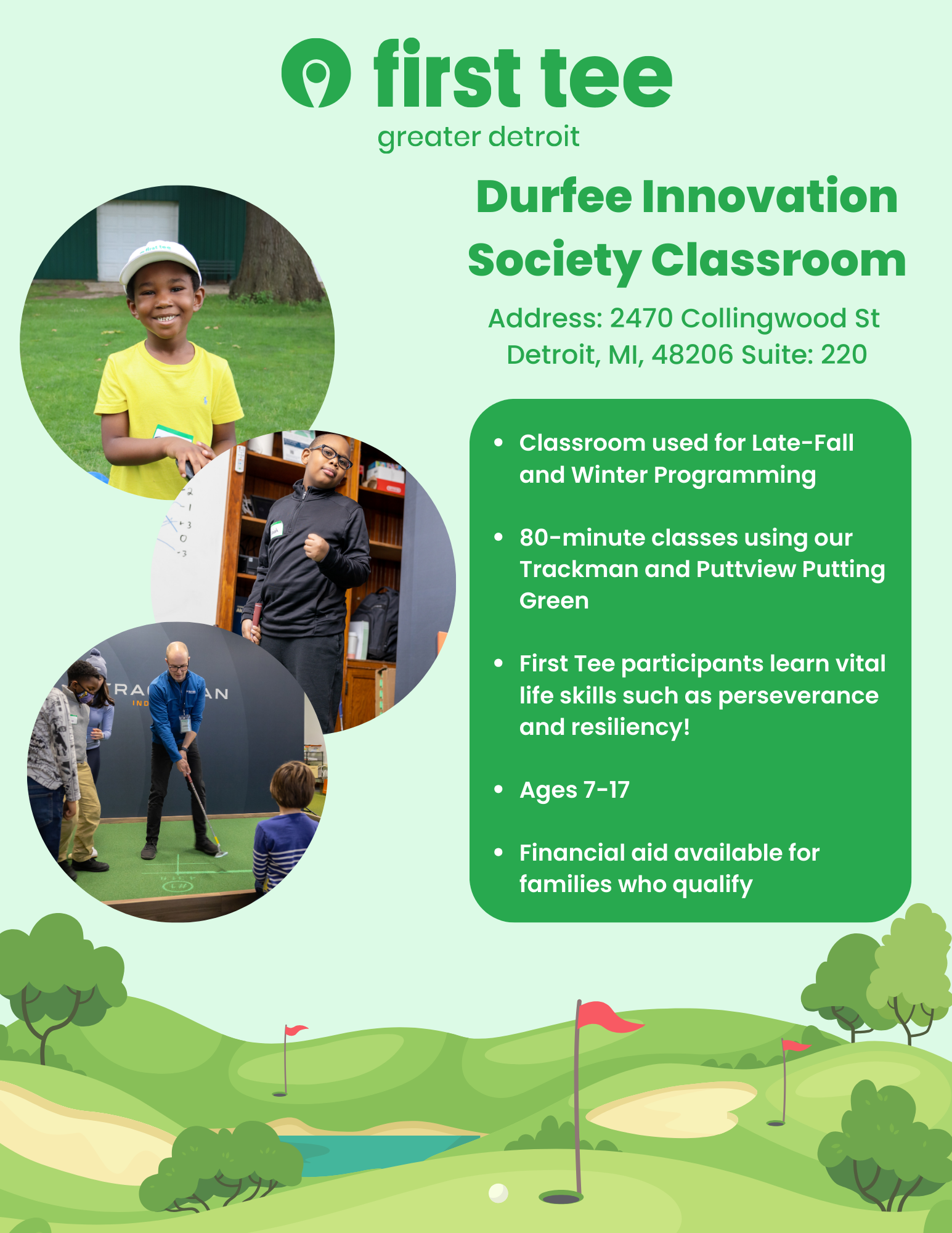 Durfee Innovation Society Classroom - First Tee - Greater Detroit